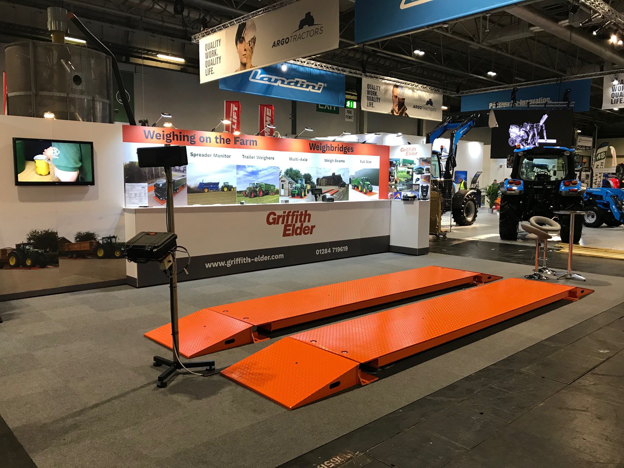 Griffith Elder Weigh Beams Displayed at LAMMA 2019 - Griffith Elder